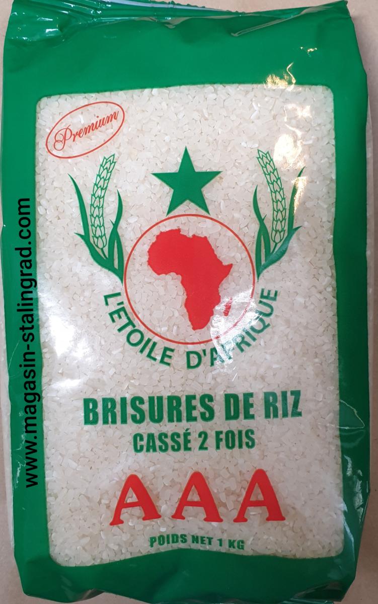 Brisure de riz parfumé cassé 2 fois (1kg) - Afro-Exotique
