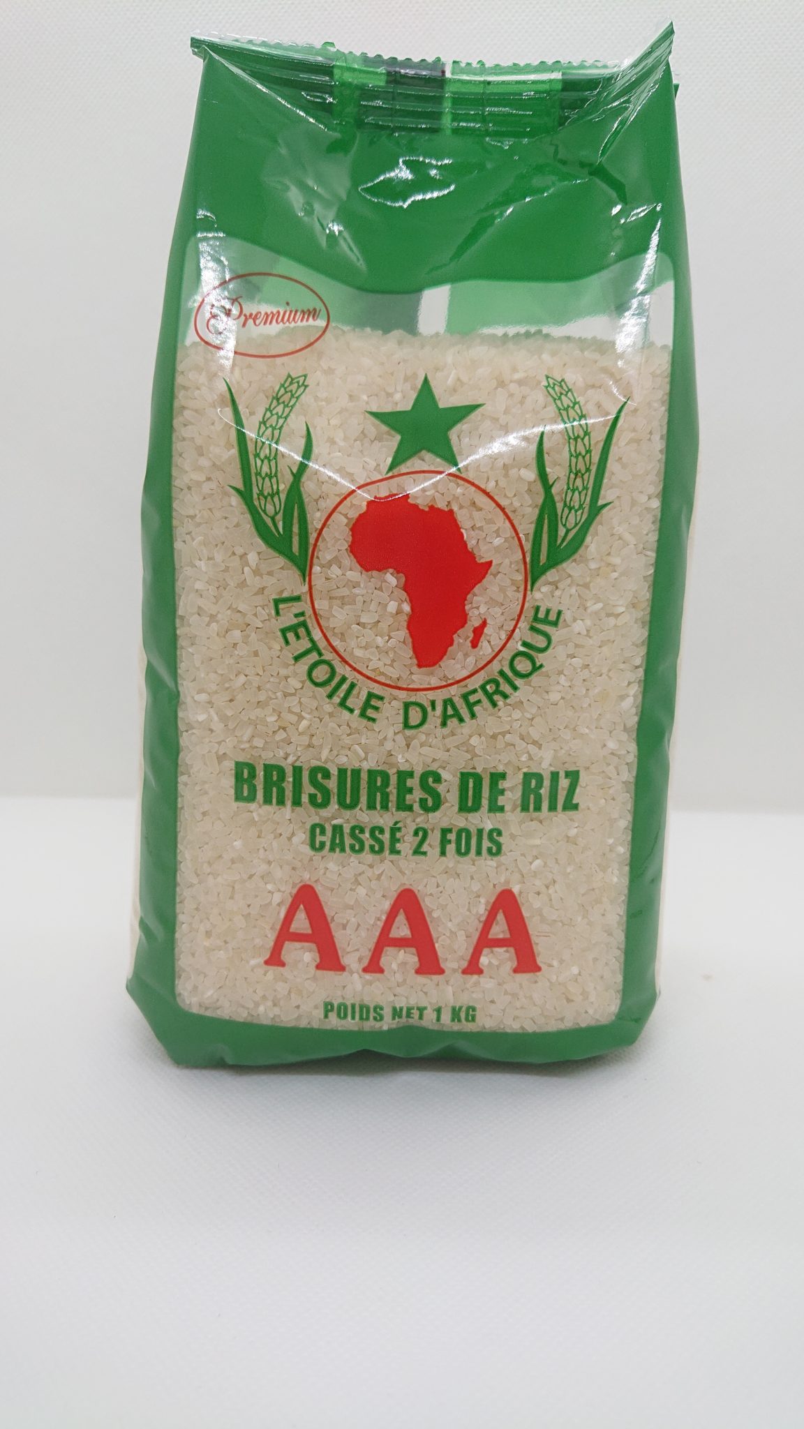 Brisure de riz parfumé cassé 2 fois (1kg) - Afro-Exotique