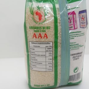 Brisure de riz parfumé cassé 2 fois (1kg) - Afro-Exotique