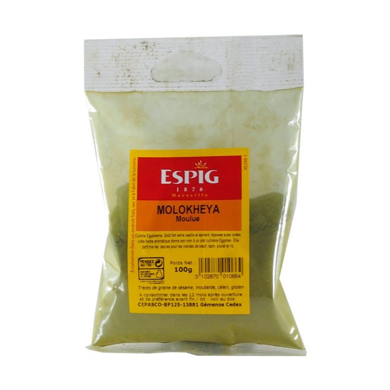 Gemalen Molokheya 100g Espig - Afro-Exotisch