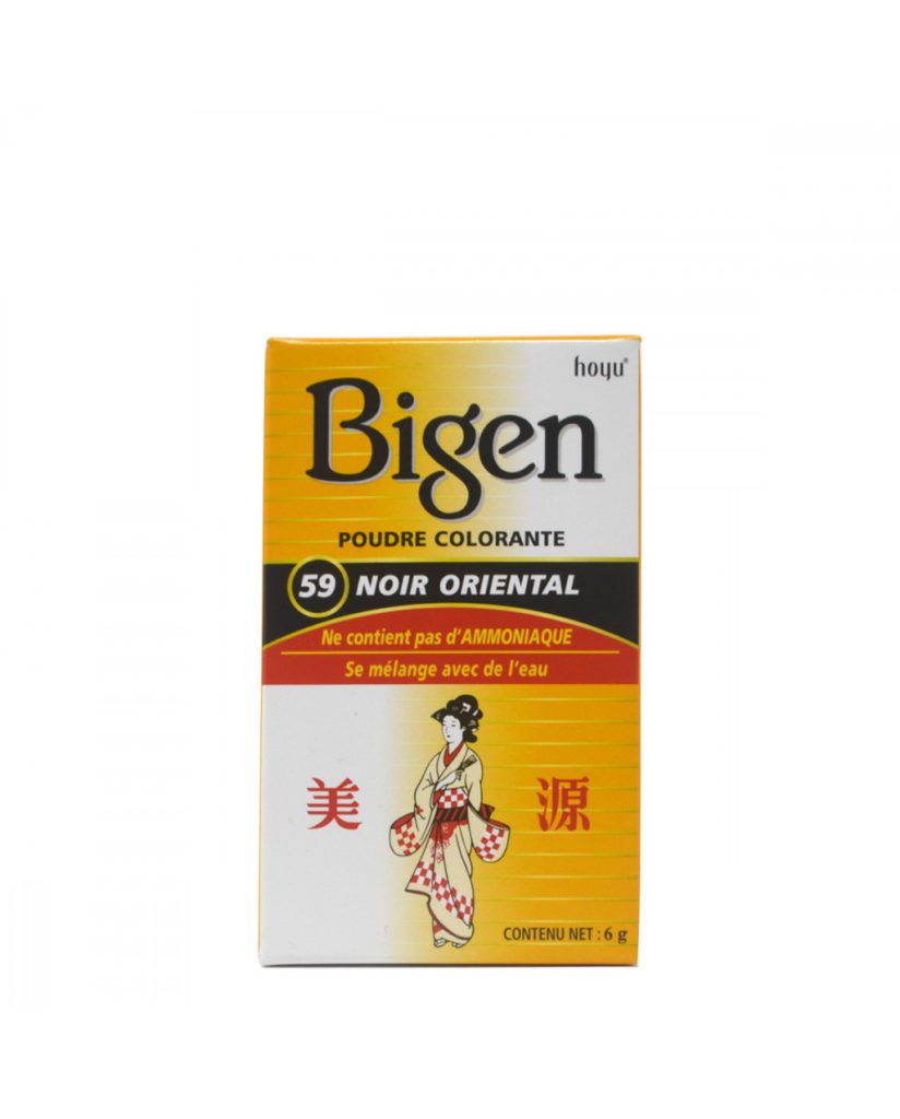 Bigen poudre colorante noir oriental 59 - Afro-Exotique