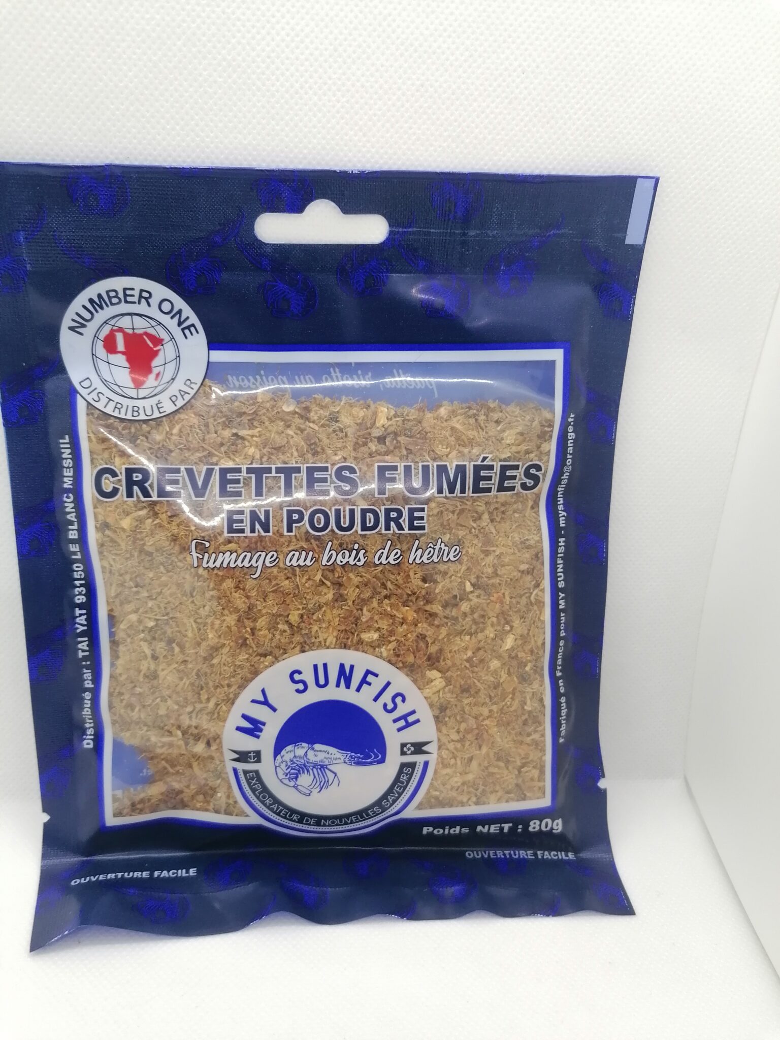 Poudre de Crevettes fumage au bois 80g - Afro-Exotique