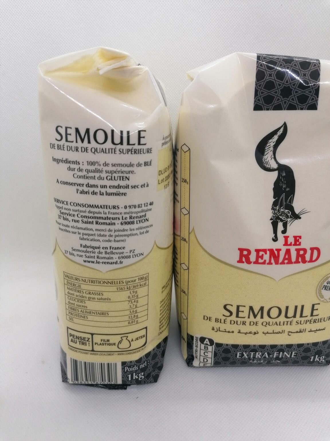 SEMOULE LE RENARD TAILLE EXTRA FINE - Afro-Exotique
