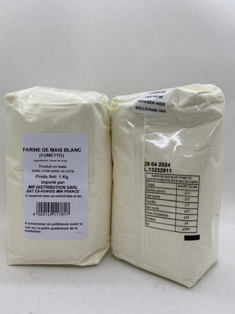 Farine de Maïs Blanc Fumetto 1kg – Qualité et Tradition - Afro-Exotique